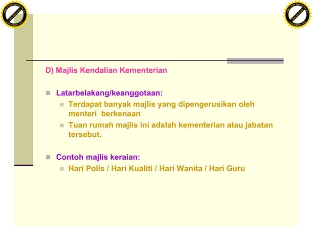 Protokol Dan Pengurusan Majlis Rasmi | PPT