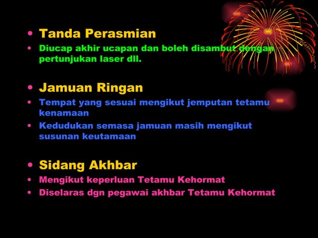 Protokol Dan Pengurusan Majlis Rasmi Persekutuan.Negeri | PPT