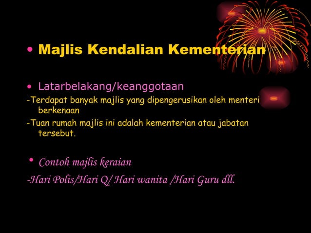 Protokol dan pengurusan majlis rasmi persekutuan.negeri | PPT