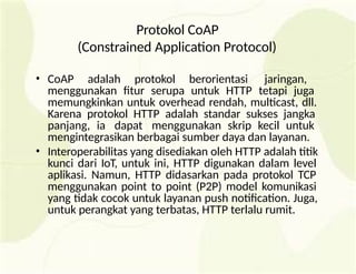 Materi Presentasi Protokol Komunikasi IoT | PPTX