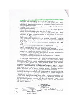 Protokol kontroli doraznej w szkole, w ktorej uczyl krytyk rektora pwsz | PDF