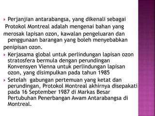 Protokol montreal | PPTX