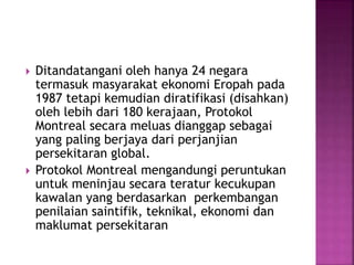 Protokol montreal | PPTX
