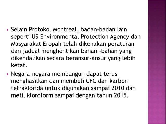 Protokol montreal | PPTX