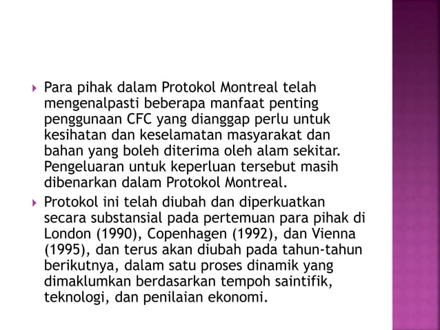 Protokol montreal | PPTX