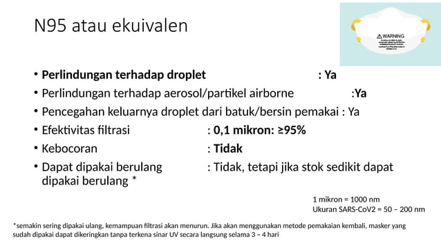 Protokol Pemakaian Masker dalam pencegahan infeksi covid19pptx | PPTX