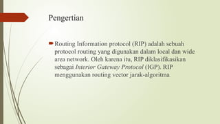 Materi tentang Protokol routing RIP.pptx