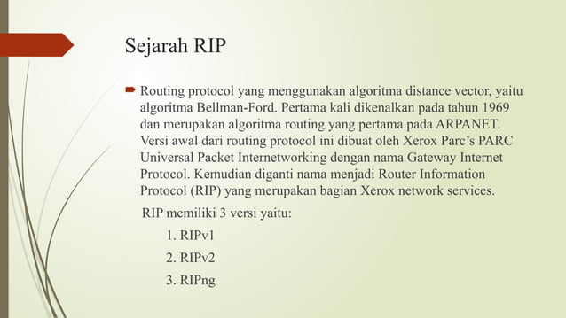 Materi Tentang Protokol Routing Rippptx