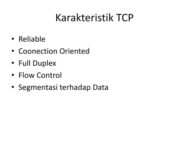 Protokol tcp dan udp | PPTX