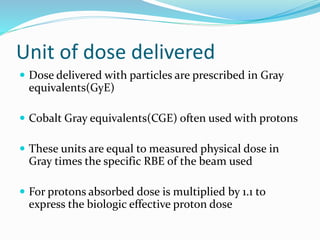 Proton beam therapy | PPTX