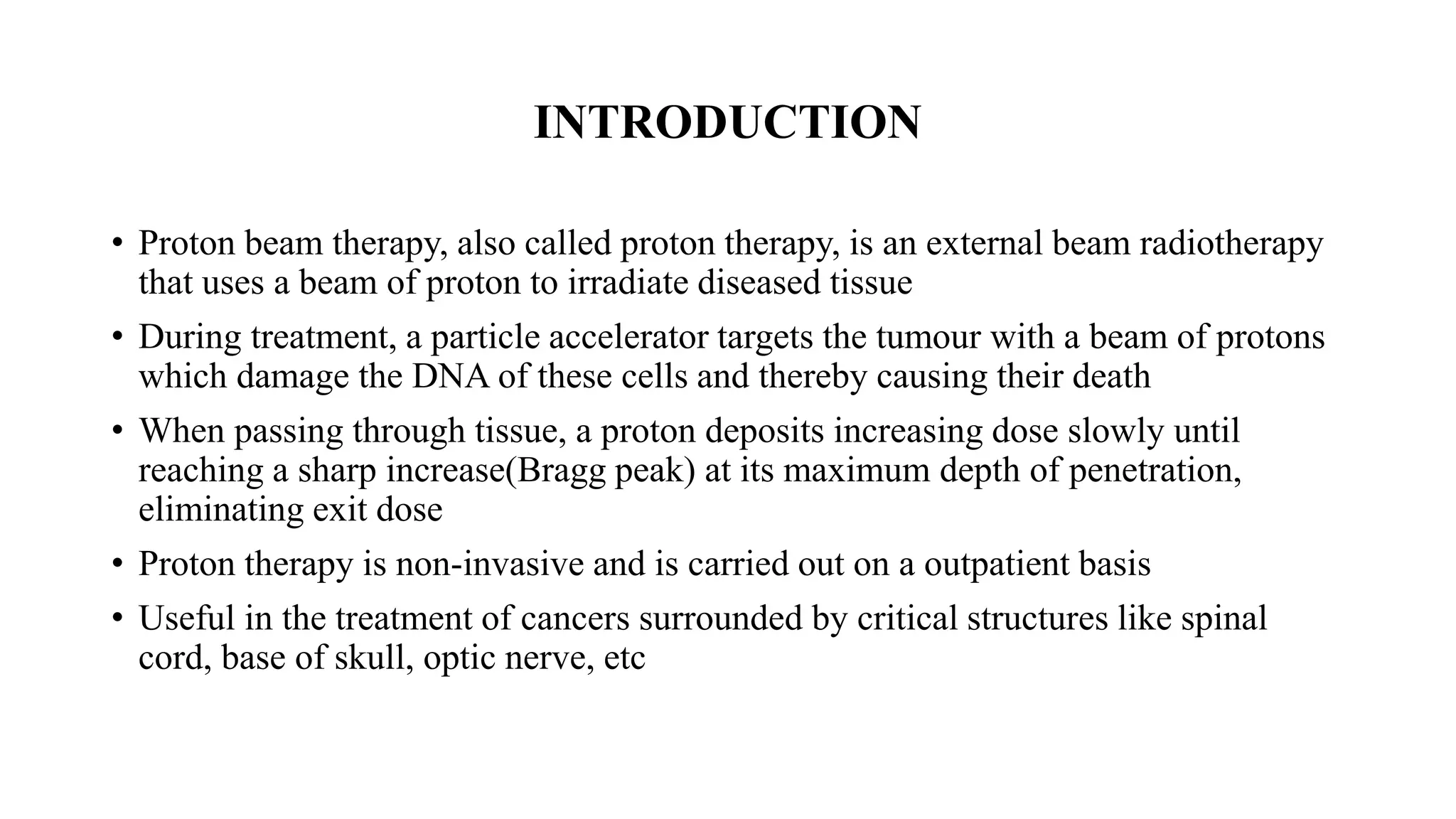 Proton beam therapy | PPTX