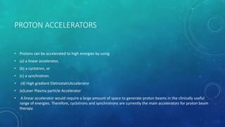 Proton beam therapy | PPTX