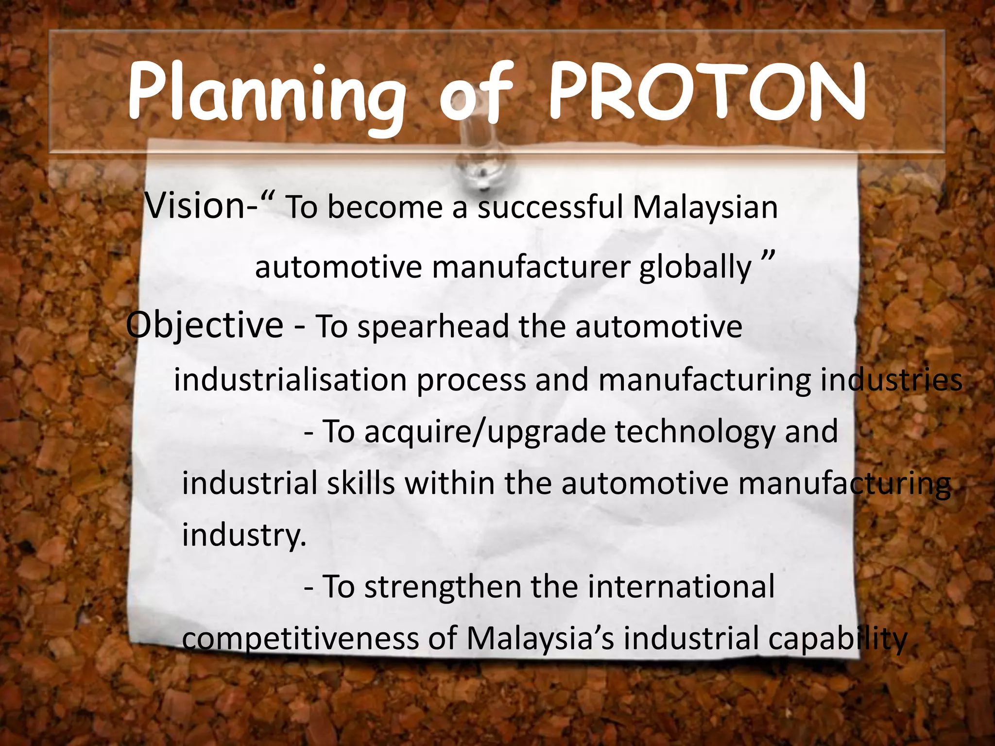 Proton holdings Berhad Malaysia | PPTX