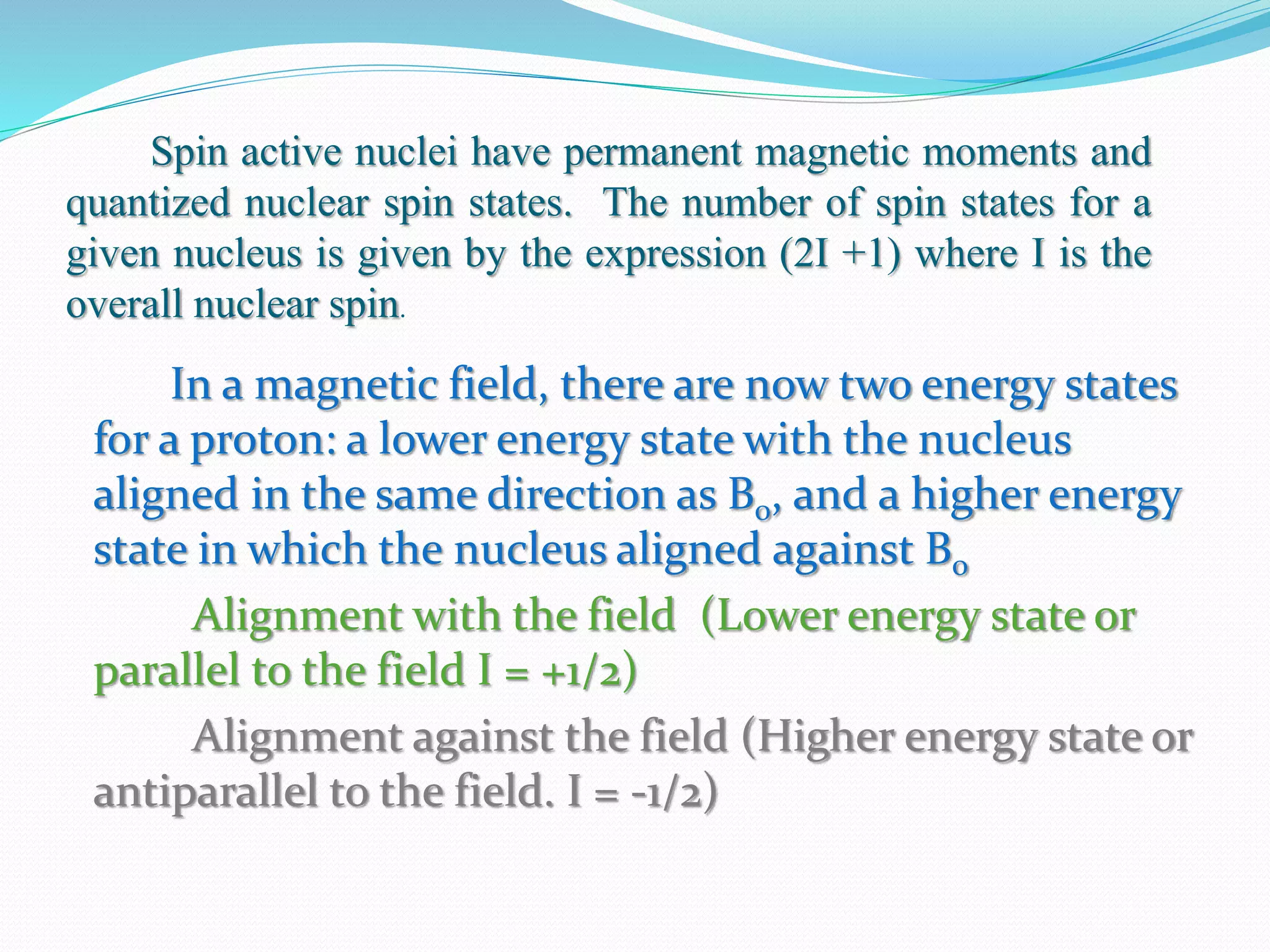 Proton nmr by Bhushan Chavan | PPTX