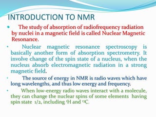 Proton nmr by Bhushan Chavan | PPTX
