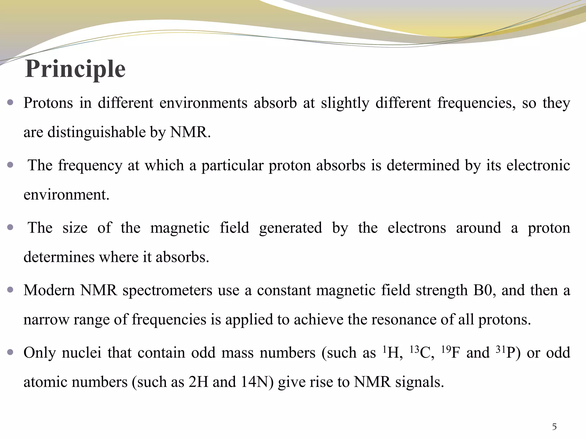 Introduction To Proton NMR and Interpretation | PPTX