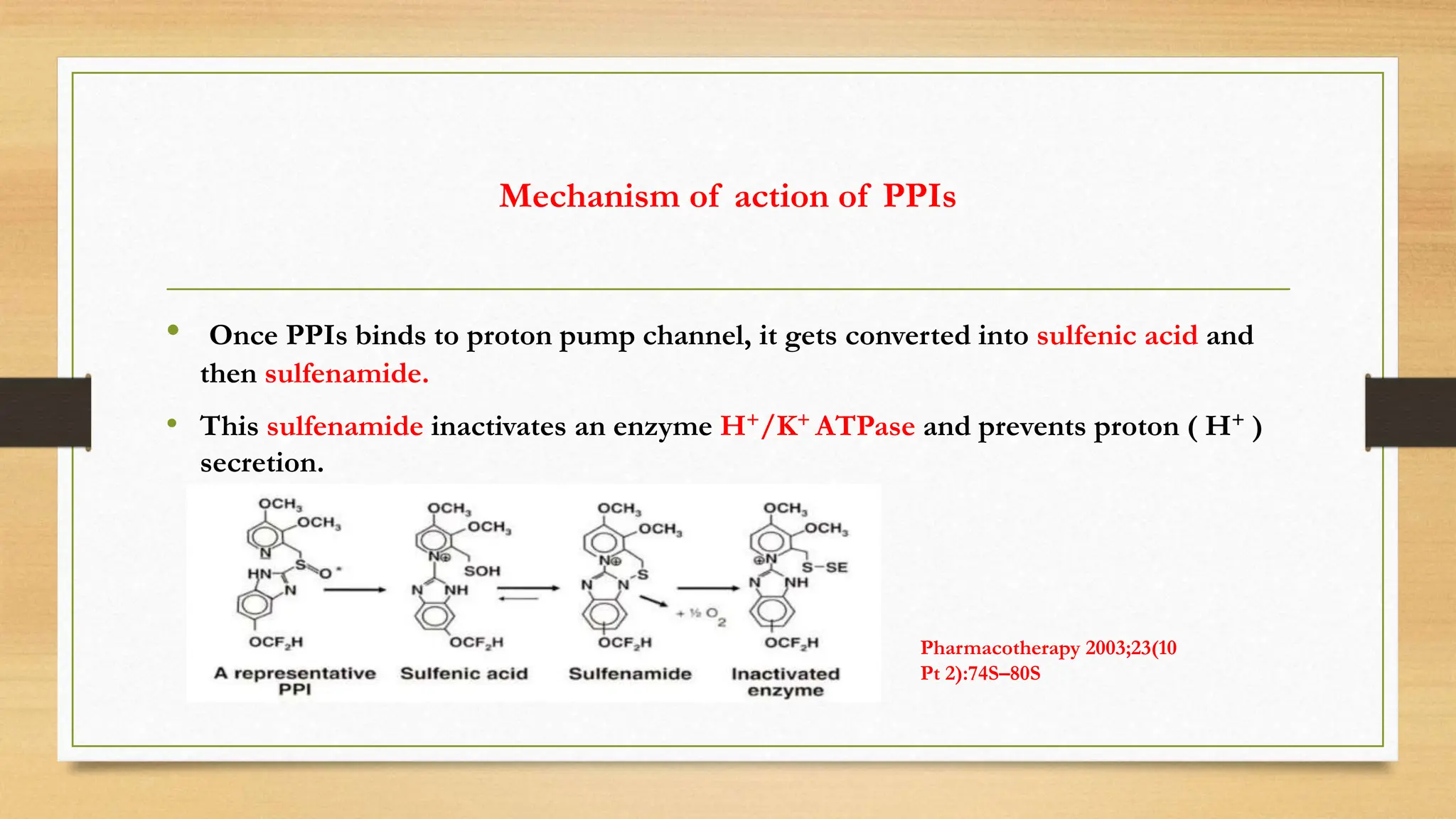 Proton pump and inhibitors and its mechanism | PPTX