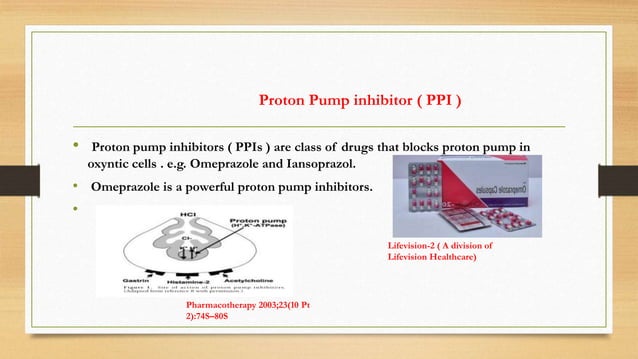 Proton pump and inhibitors and its mechanism | PPTX