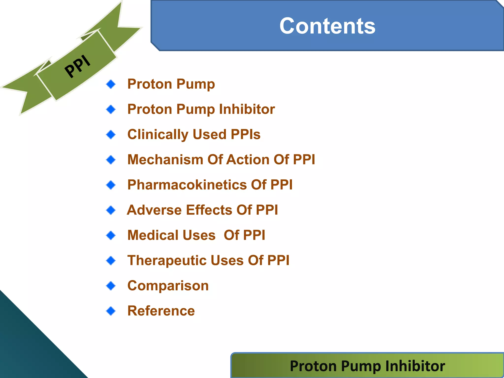 Proton pump inhibitor | PPTX