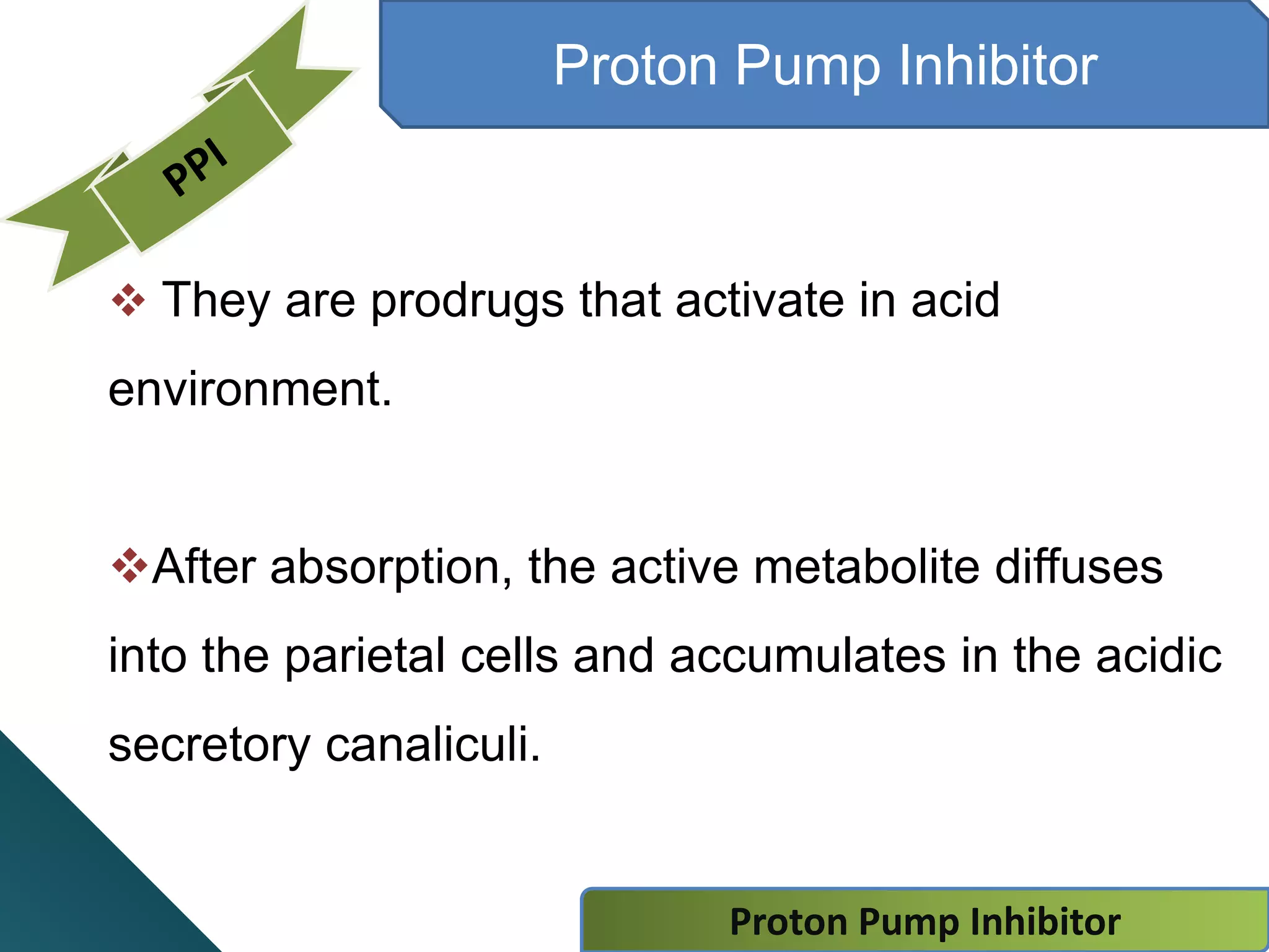 Proton pump inhibitor | PPTX