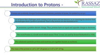 Protons | PPT
