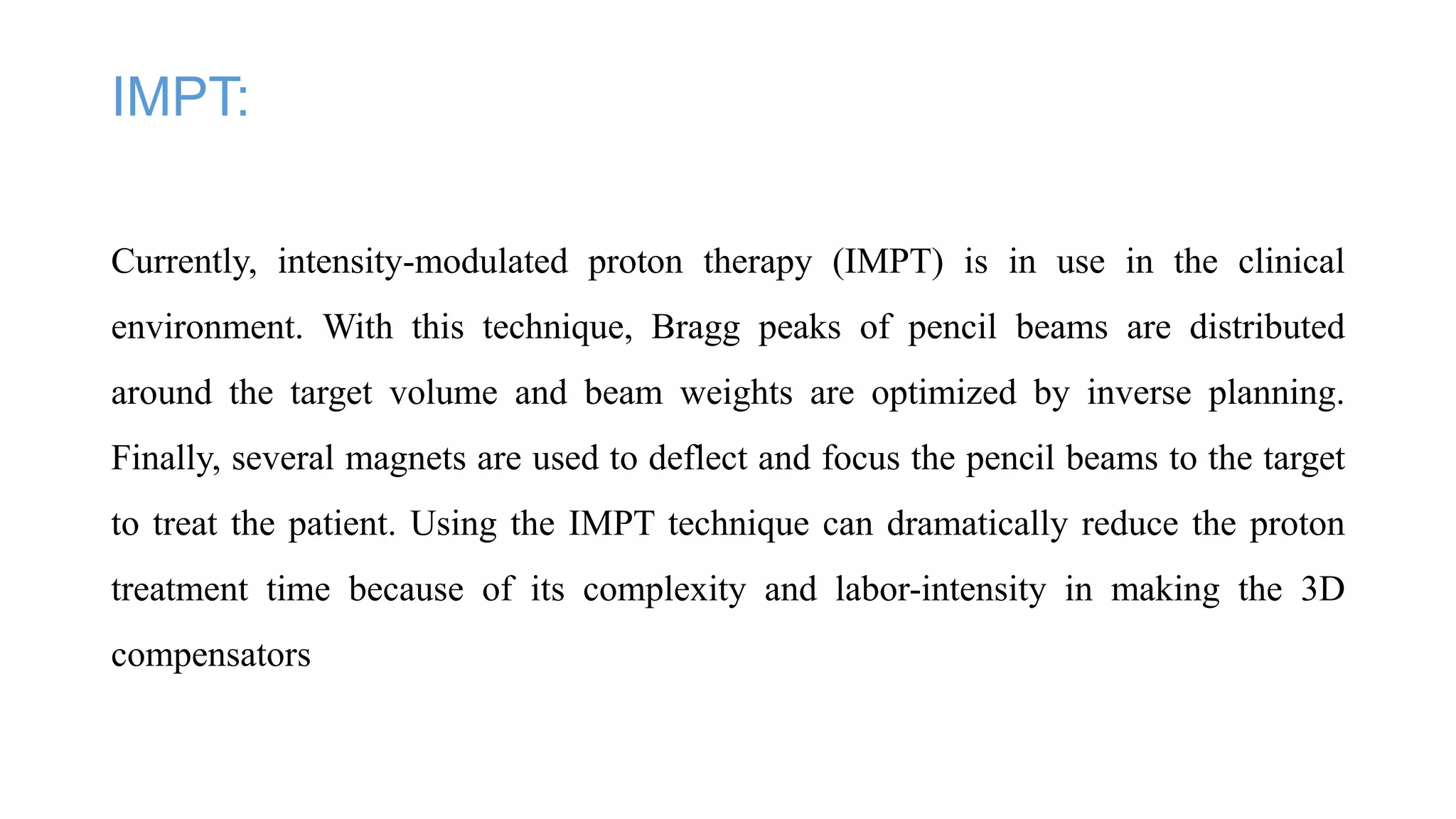 Proton therapy | PPTX
