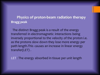 Summary of Proton Therapy Moslem Najmi-Nezhad | PDF