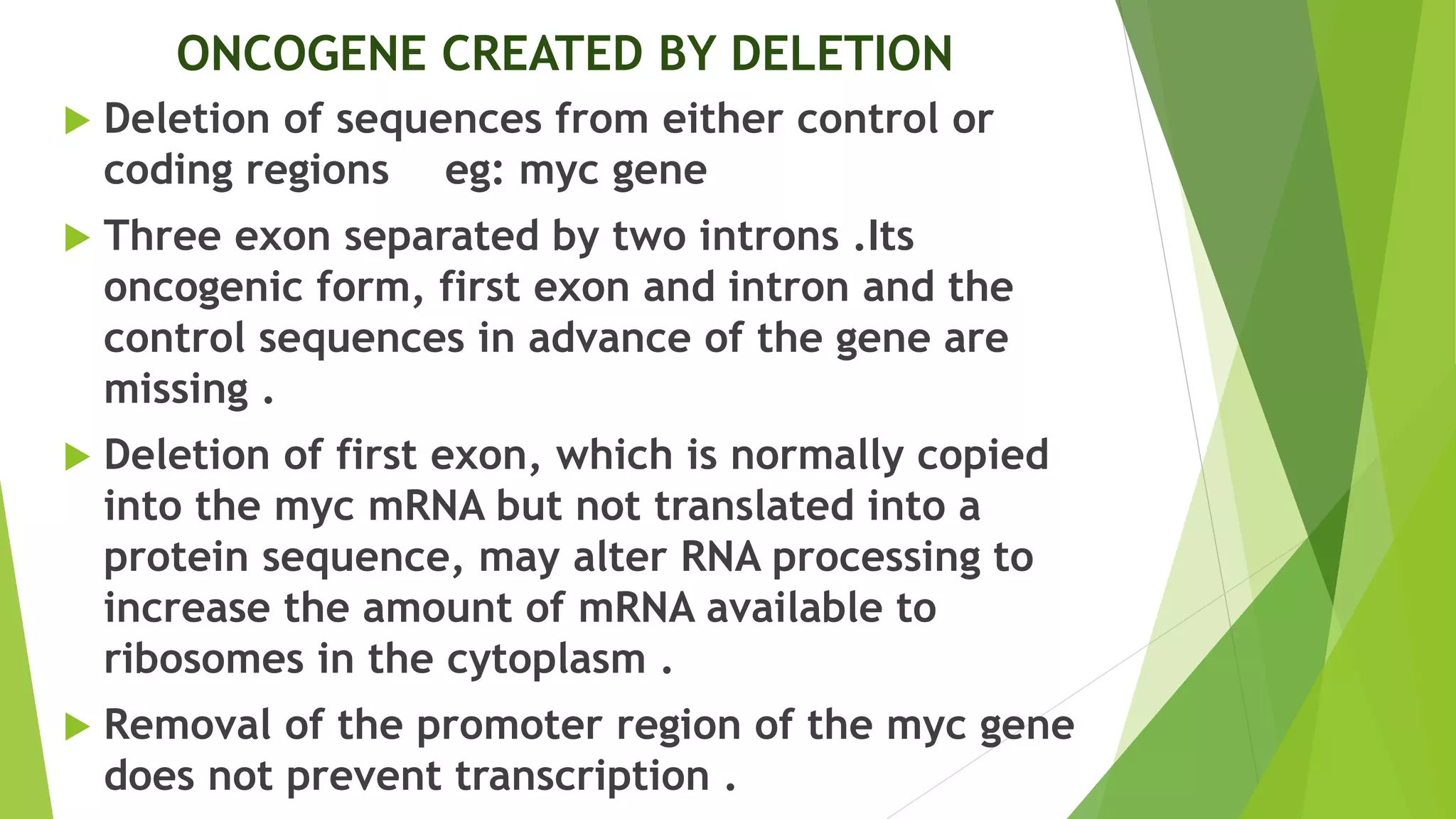 Proto oncogene to onco gene cell signaling | PPTX