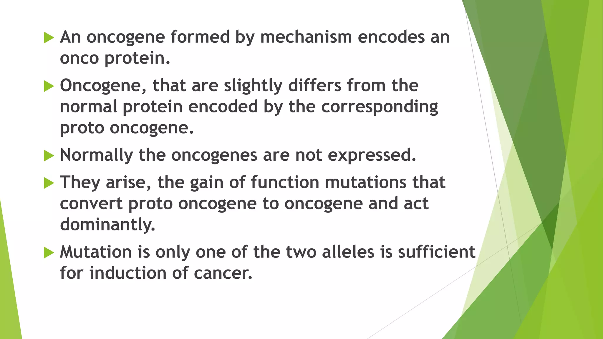 Proto Oncogene To Onco Gene Cell Signaling Pptx