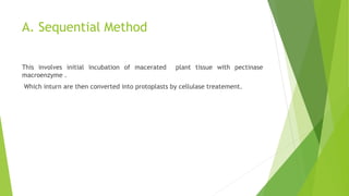 PROTOPAST ISOATION, PROTOPAST FUSION AND SOMATIC HYBRIDISATION.pptx