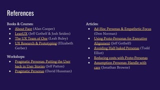 Proto Persona Workshop | PDF