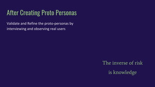 Proto Persona Workshop | PPT