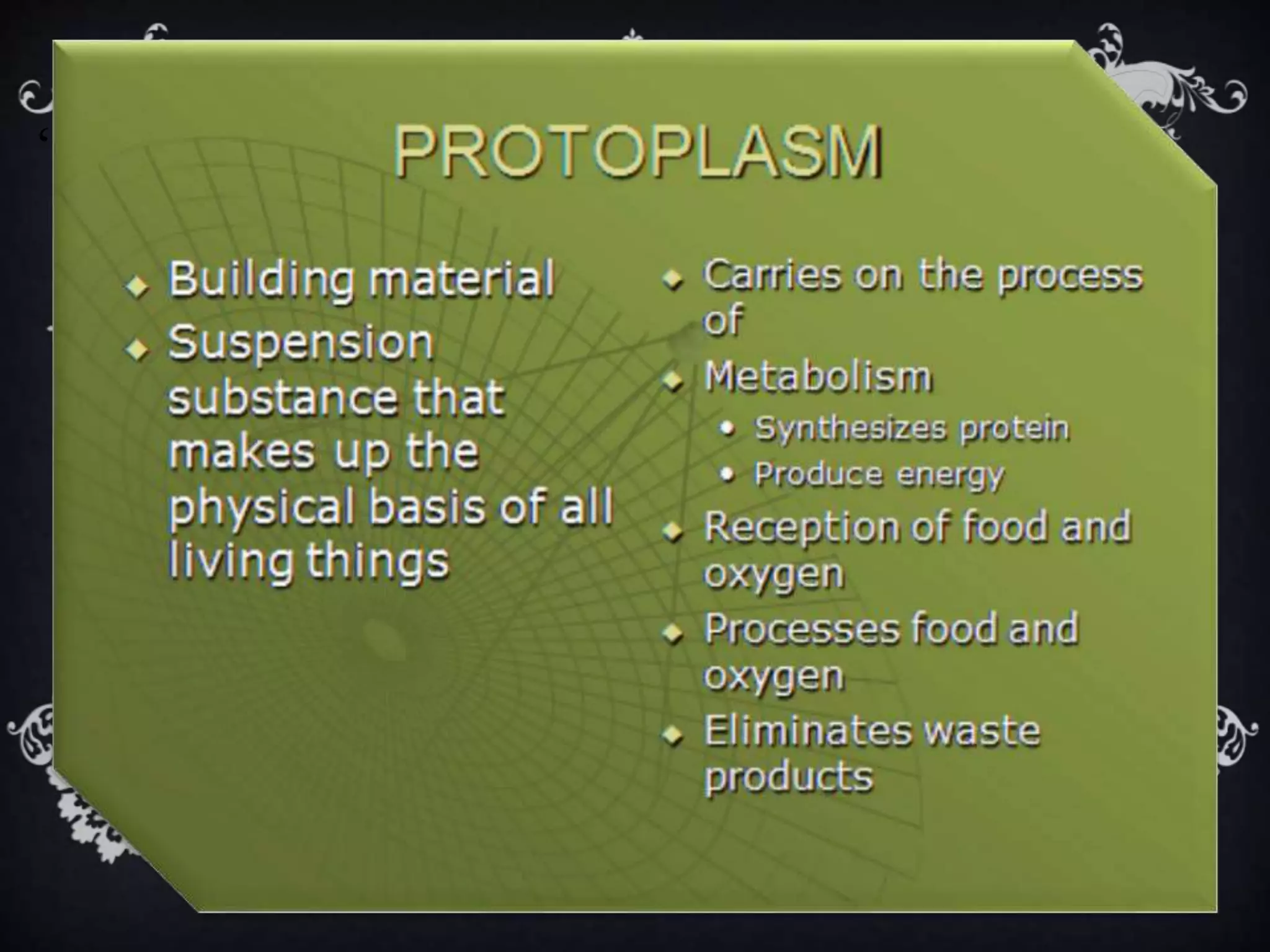 physical properties of Protoplasm | PPTX