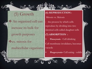 physical properties of Protoplasm | PPTX