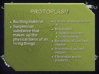 physical properties of Protoplasm | PPTX
