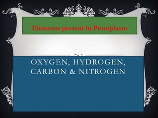 physical properties of Protoplasm | PPTX
