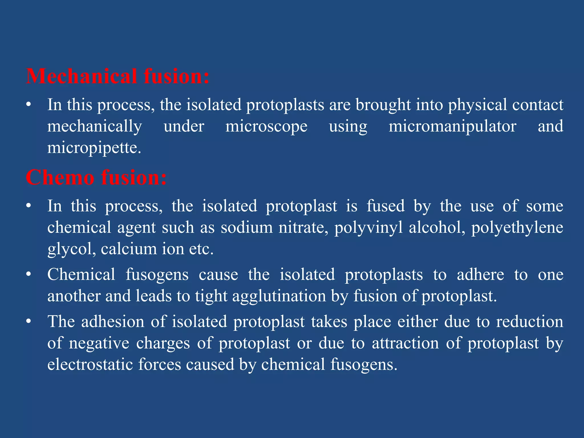 Protoplasm fusion | PPTX