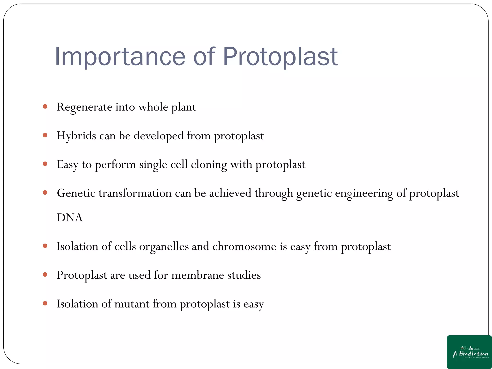 Plant Protoplast: Isolation, Purification and Culturing | PDF