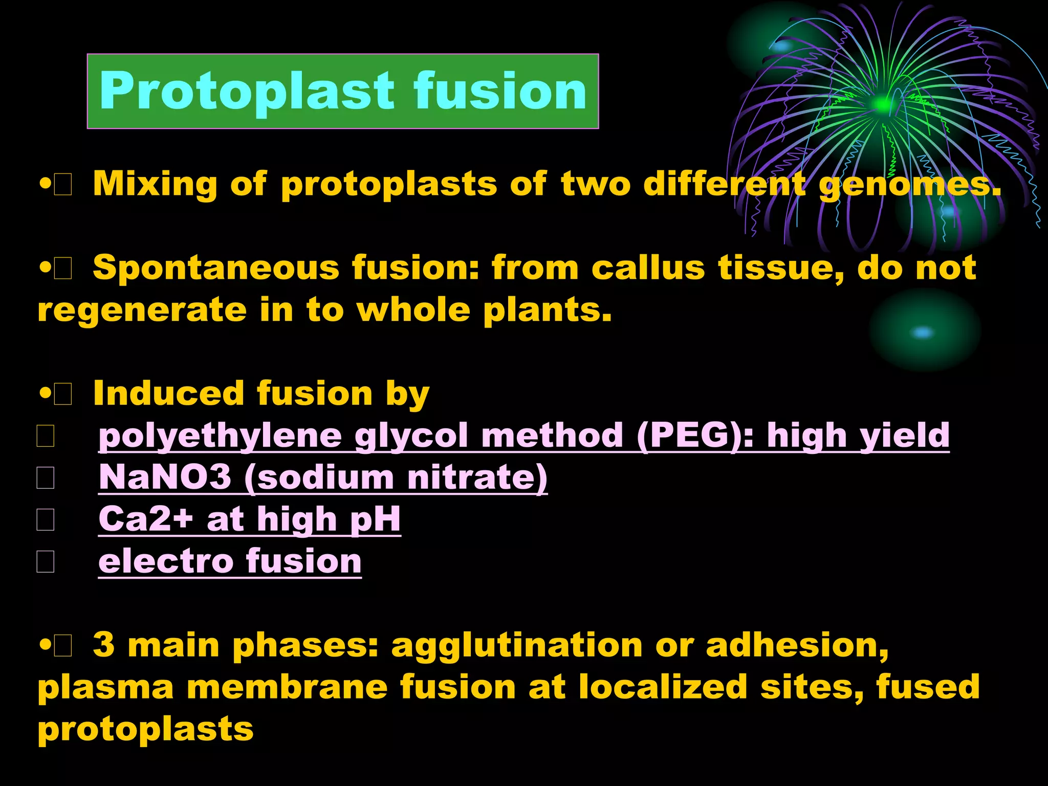 Protoplast culture | PPT