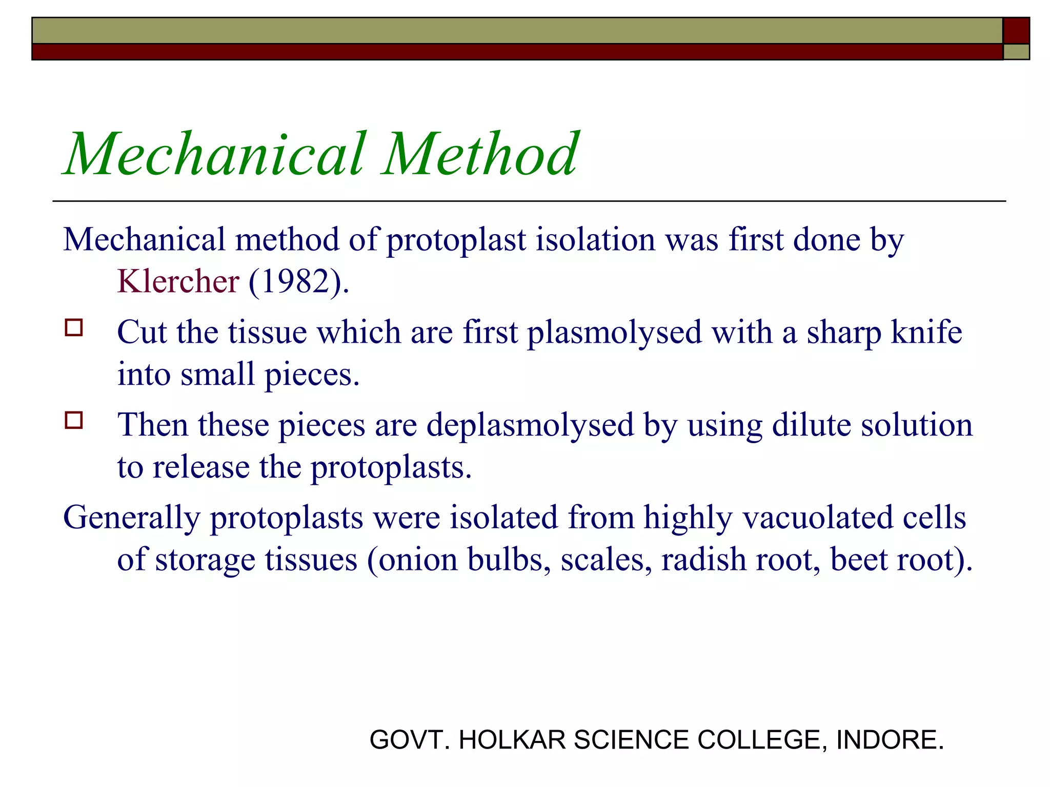 Protoplast isolation | PPT