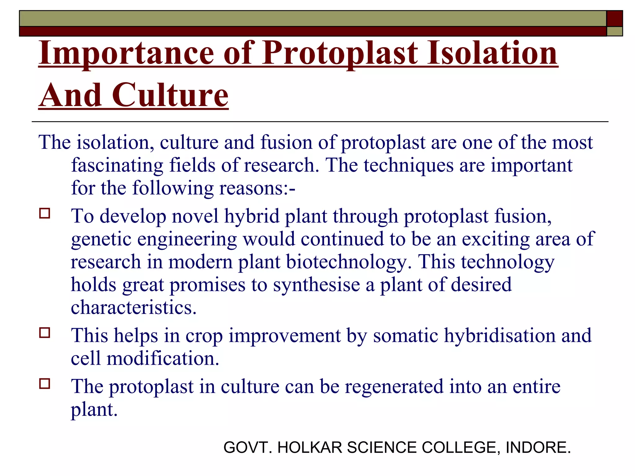 Protoplast isolation | PPT