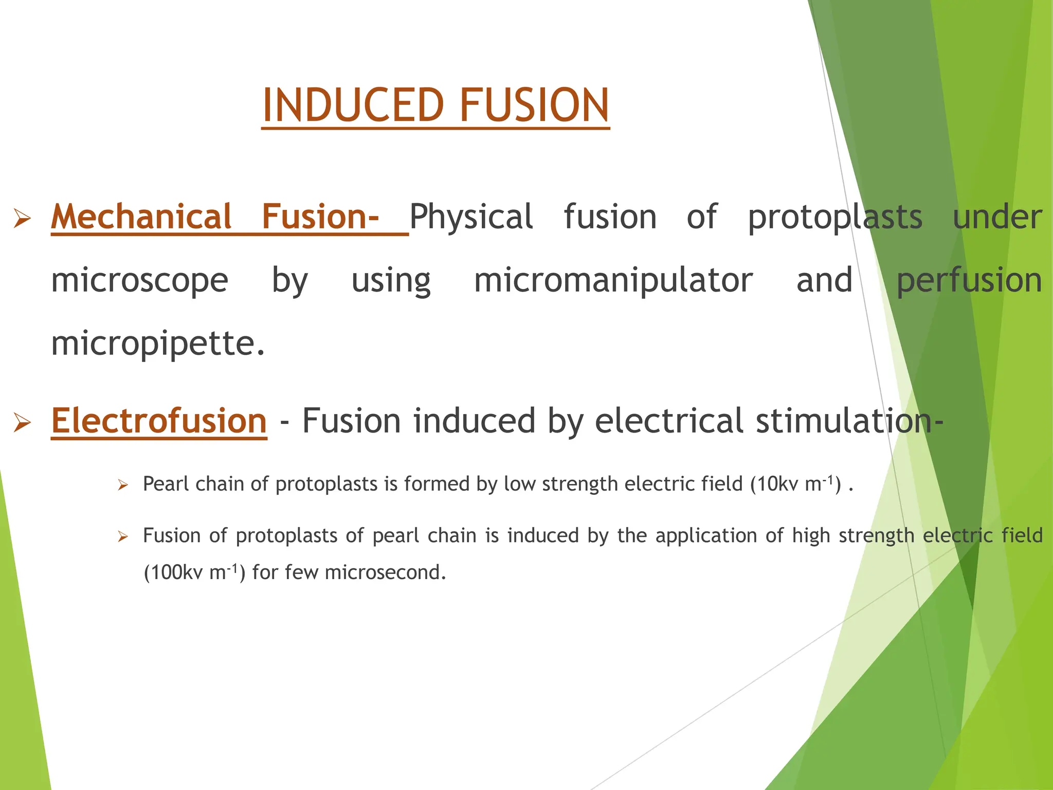 Protoplast Isolation And Fusion for crop improvement | PPT