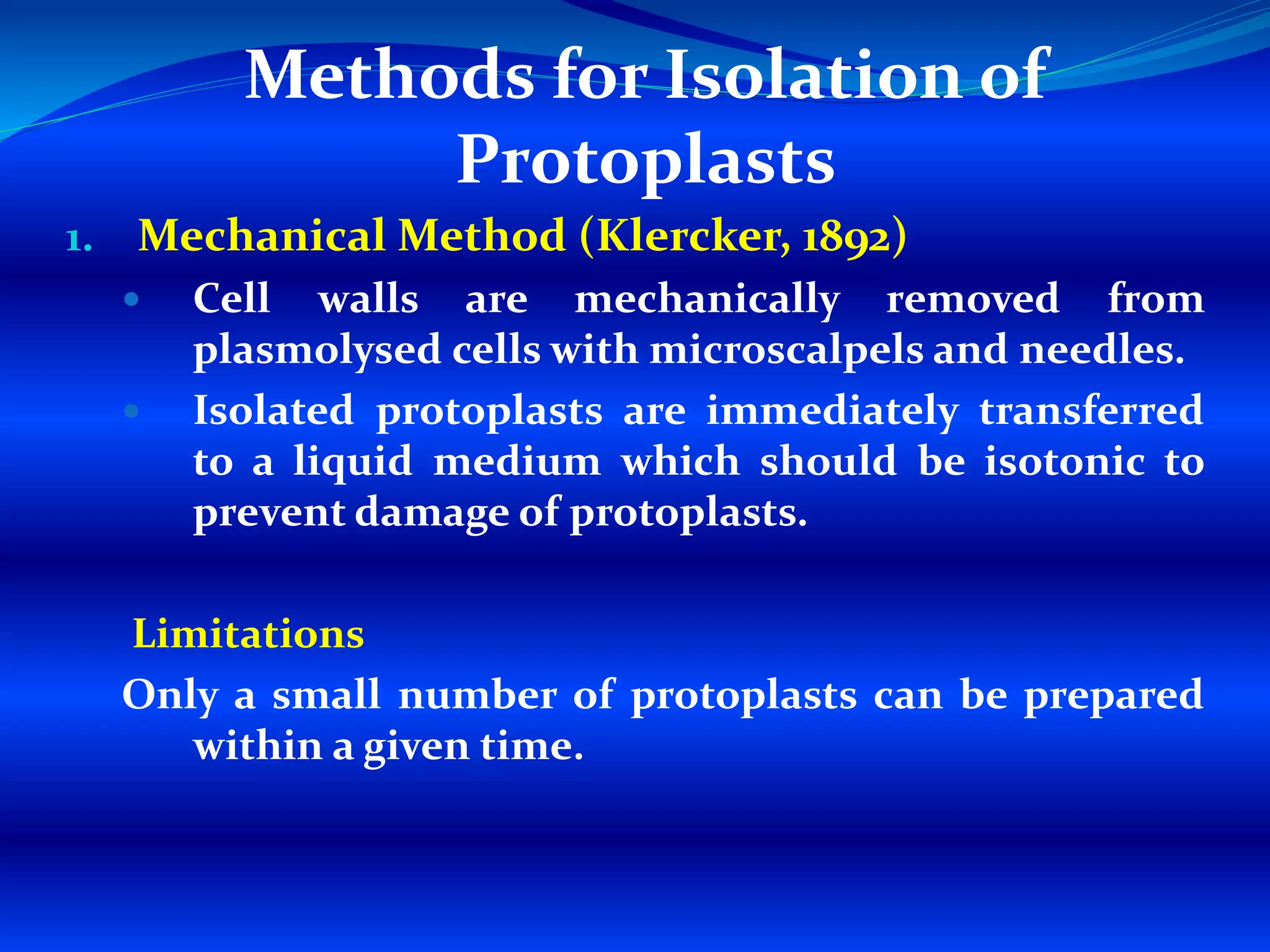 Protoplast Isolation Culture & Protoplast Fusion Technique SMG | PPTX