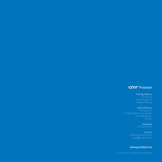 CMR Prototech Brochure - CREATE | PDF