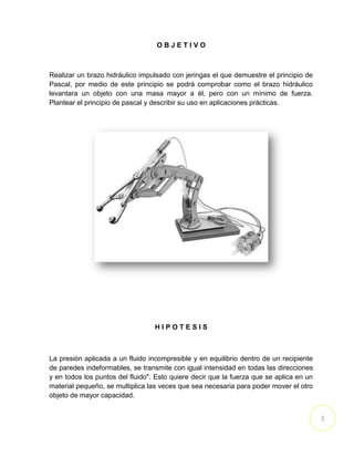 Prototipo: Principio de Pascal | DOCX