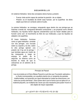Prototipo: Principio de Pascal | DOCX