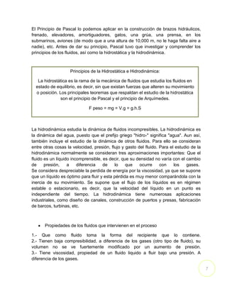 Prototipo: Principio de Pascal | DOCX