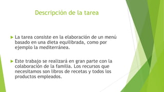 Prototipo de proyecto: preparando la comida 4º primaria | PPTX