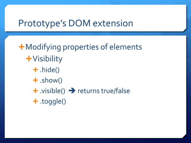 Prototype Framework | PPTX