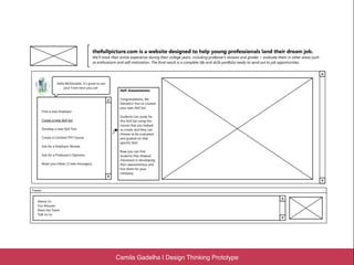 Design Thinking - Website Prototype | PDF